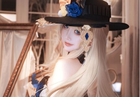 《原神》娜维娅典藏版COS：大小姐魅力十足，黑袜大长腿，真的爱了_特玩娱乐站yule.te5.cn